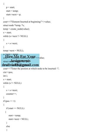 C Program To Implement Singly Linked List Includeiostream Pdf