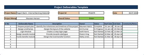 Project Deliverables Template › Project Plan Template Techno Pm