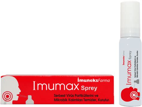 Imumax Sprey Serbest Virüs Partikül Temizler - İmuneks Farma