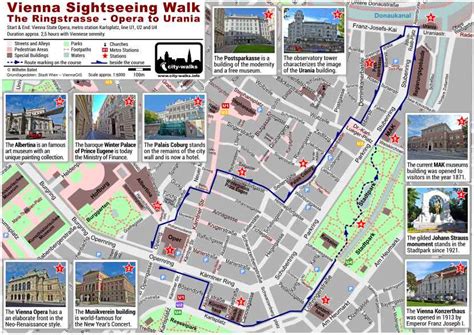 Vienna Sightseeing Walk Ringstrasse Free Pdf Map