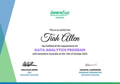 Just Like That I Completed My Intensive 13 Week Course With Generation Australia 🎉 Now Onto