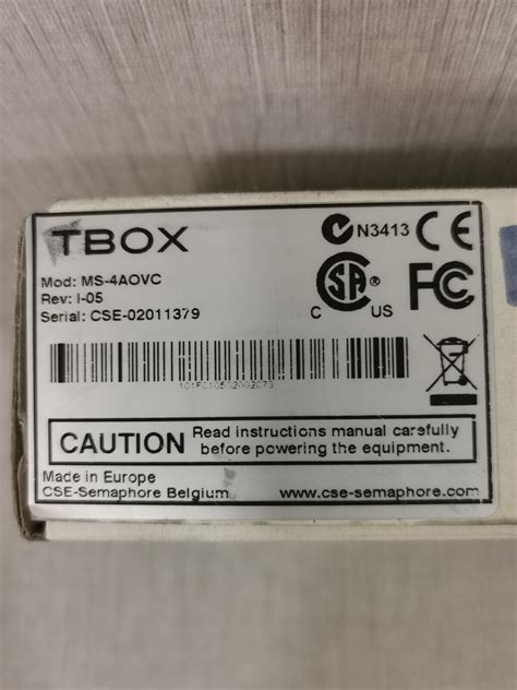 NEW TBOX MS 4AOVC MODULE New Open Box Orbit Surplus