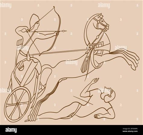 Ancient Bow And Arrow Egypt Stock Vector Images Alamy