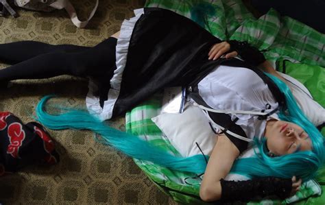 Sleeping Hatsune Miku By Geminixdragon On Deviantart