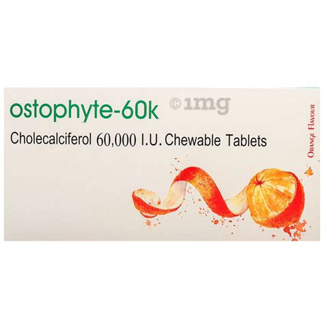 Ostophyte 60k Chewable Tablet Orange Buy Strip Of 40 Chewable Tablets