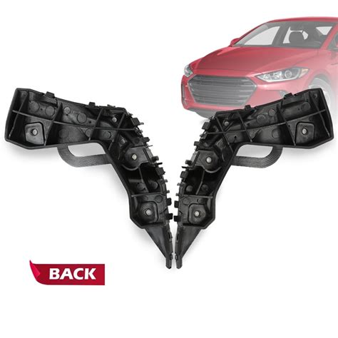 Pit66 1pair Front Bumper Retainers Brackets Fit For 2017 2018 Hyundai