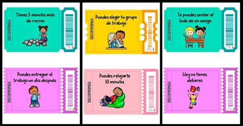 Tarjetas De Recompensas En El Aula Classroom Management Classroom