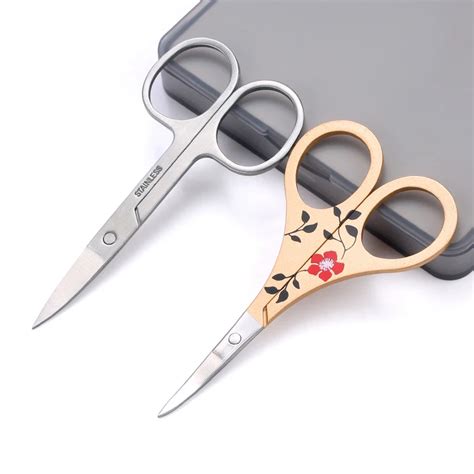 1pcs 골드 전문 손톱 큐티 클 가위 저자 극성 골드 도금 날카로운 곡선 매니큐어 페디큐어 손질 아트 네일손톱깎기 Aliexpress