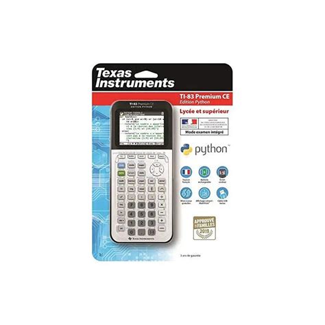 texas instruments ti 83 premium calculatrices france la calculatrice ti