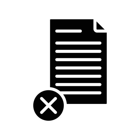 delete document icon 49702881 vector art at vecteezy