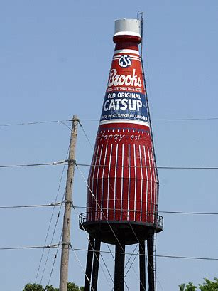 Worlds Largest Bottle Of Catsup Collinsville Ill Top 50 American