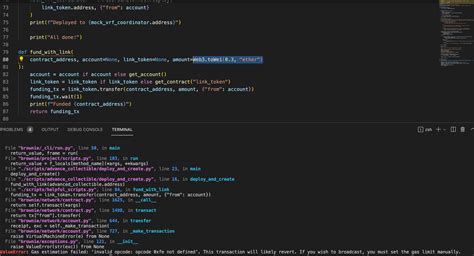 Solidity Gas Estimation Failed On Run In Rinkeby Network Ethereum