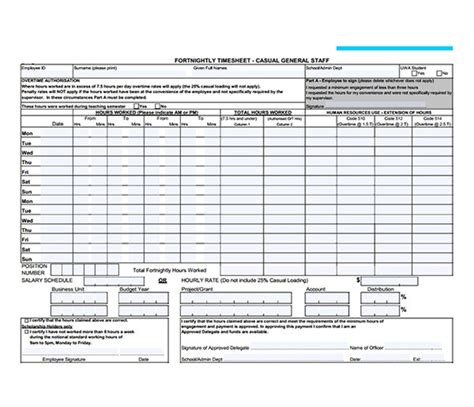 Variable Hours Contract Template Williamson