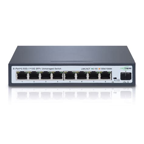 8 Port 2 5g Unmanaged Switch With 10g Uplink Fastcabling