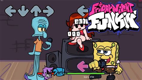 Squidward Tentacles Over Daddy Dearest Friday Night Funkin Mod