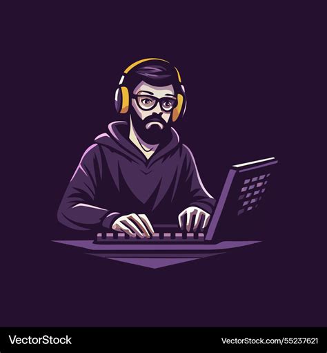 Programmer Royalty Free Vector Image Vectorstock
