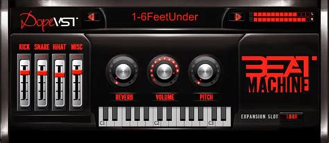 Beat Machine Hip Hop Drums VST AU Plug In By Dope VST