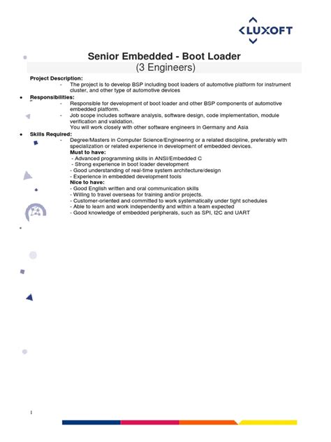 Senior Embedded Boot Loader 3 Engineers Pdf