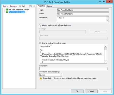 Modify Task Sequence Steps In Configmgr With Powershell