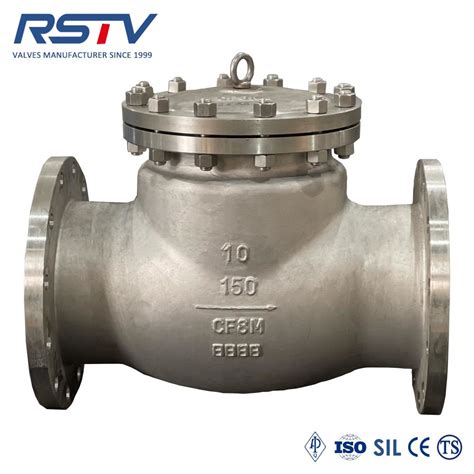 Cast Stainless Steel Wcb Ss API JIS DIN Lb K Lb Flange End Swing Check Valve China