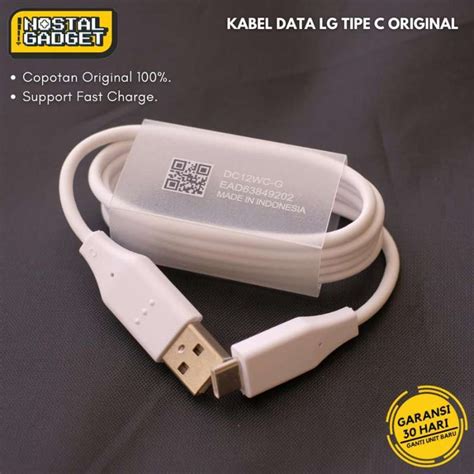 Jual Kabel Data Lg Tipe C G G G V V V V Fast Charge Original Di Seller Nostalgadget