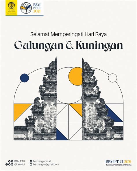 BEM FT UI On Twitter SELAMAT HARI RAYA GALUNGAN DAN KUNINGAN Pagi Teknik BEM FT UI