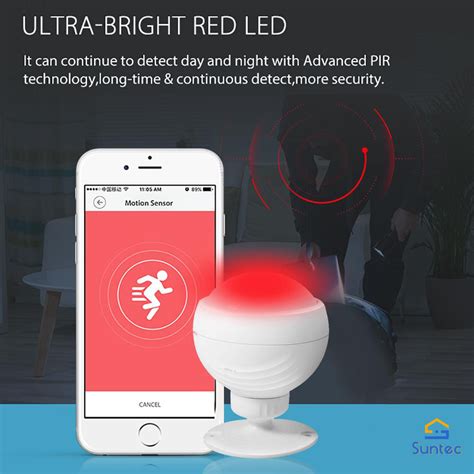 China Wireless Tuya Wifi Smart Scene Linkage And Home Security Using Pir Motion Sensor China