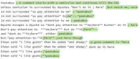 C Match Comments Unless The Initiating Character Is Surrounded By