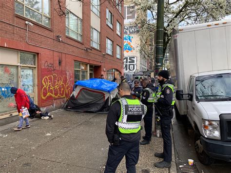 East Hastings Tent Removal Continues Citynews Vancouver
