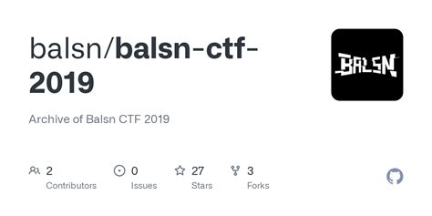 github balsn balsn ctf 2019 archive of balsn ctf 2019