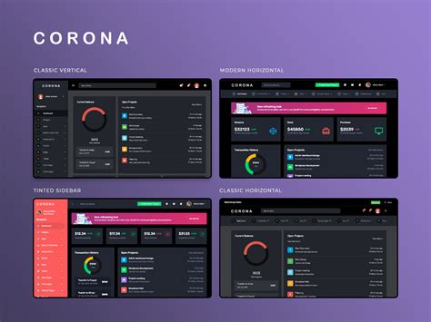 Dribbble Dribbble Corona Vue Vue Admin Template By BootstrapDash