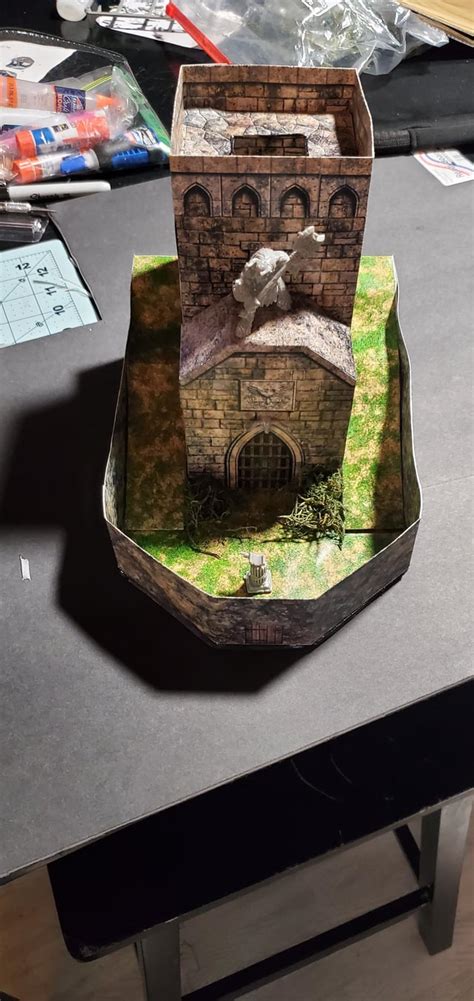Papercraft Dice Tower Rpapercraft