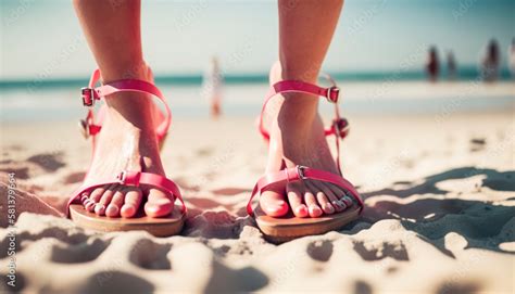 Summer Holiday Concept With Summertime Fun And Activities In The