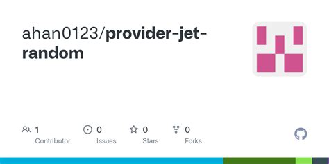 GitHub Ahan0123 Provider Jet Random