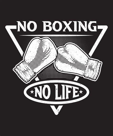 No Boxing No Life 31133305 Vector Art at Vecteezy