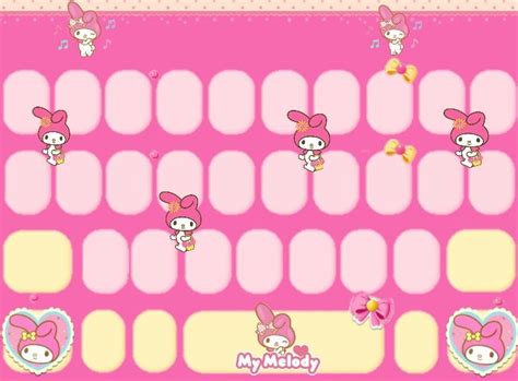 My Melody Обои Клавиатура Хипстерские комнаты