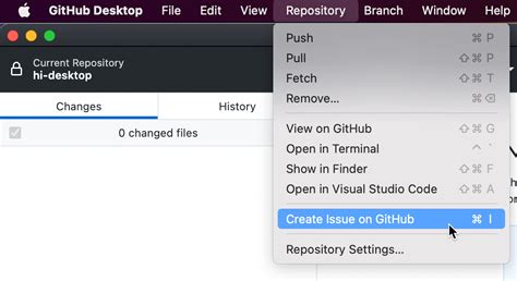 Creating An Issue Or Pull Request From Github Desktop Github