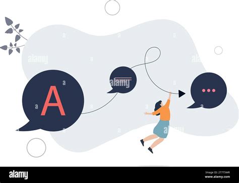 Communication Evolution As Letters To Speech Progressflat Vector