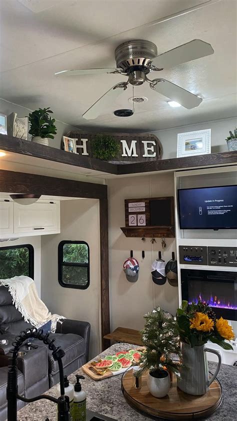 Toy Hauler Remodel After Pics ️ Tiny House Camper Remodeled Campers