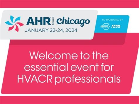 Registration Now Open For Ahr Expo 2024 Phcppros