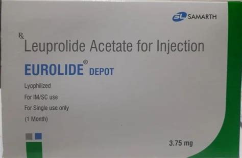 Leuprorelin Leuprolide 3 75mg Eurolide Depot 3 75 Mg At Rs 1400 Box