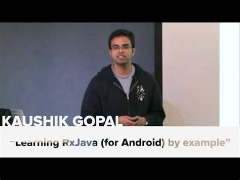 Learning RxJava For Android By Example YouTube Learning Science And Technology Primer