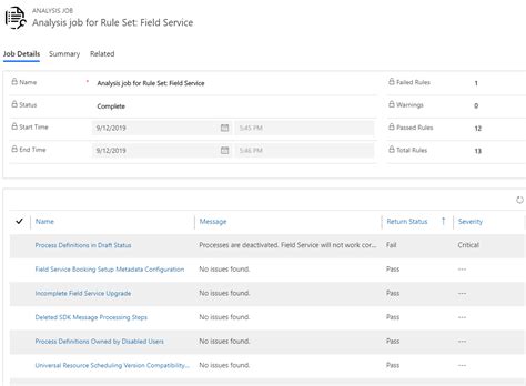 使用解決方案健全狀況中心對問題進行疑難排解 dynamics 365 field service microsoft learn