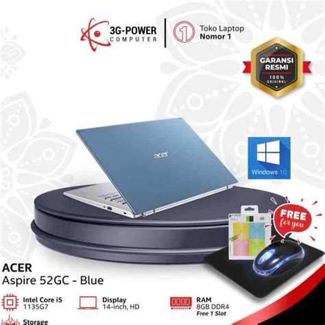 Jual Acer Aspire Slim A F GC S Intel Core I G GB GB HD W