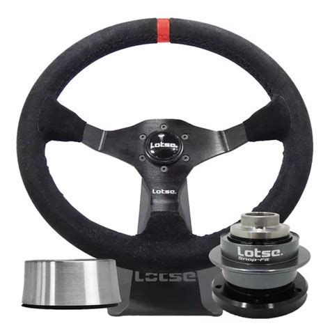 Volante Esportivo Lotse Ring Camurça Vermelho Saque Rapido Parcelamento sem juros