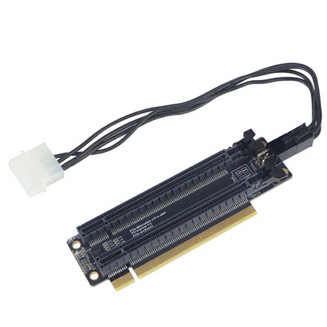 Pci E 4 0 X16 1 To 2 Expansion Card Gen4 Split Card Pcie Bifurcation