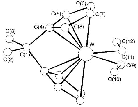 Molecular Structure Of [w{ η C 5 H 4 Cme 2 η C 5 H 4 }et 2 ] 22
