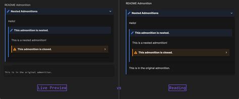 Nesting Code Block Admonitions Closing Backticks ```` Seems To Be