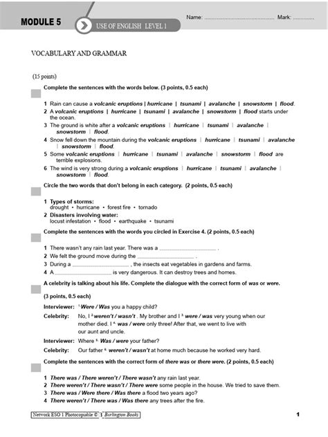 1º Eso Module 5a A Pdf Winter Storm Tsunami