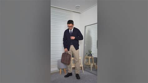 유니클로 네이비 가디건 비즈니스캐주얼 코디 Youtube